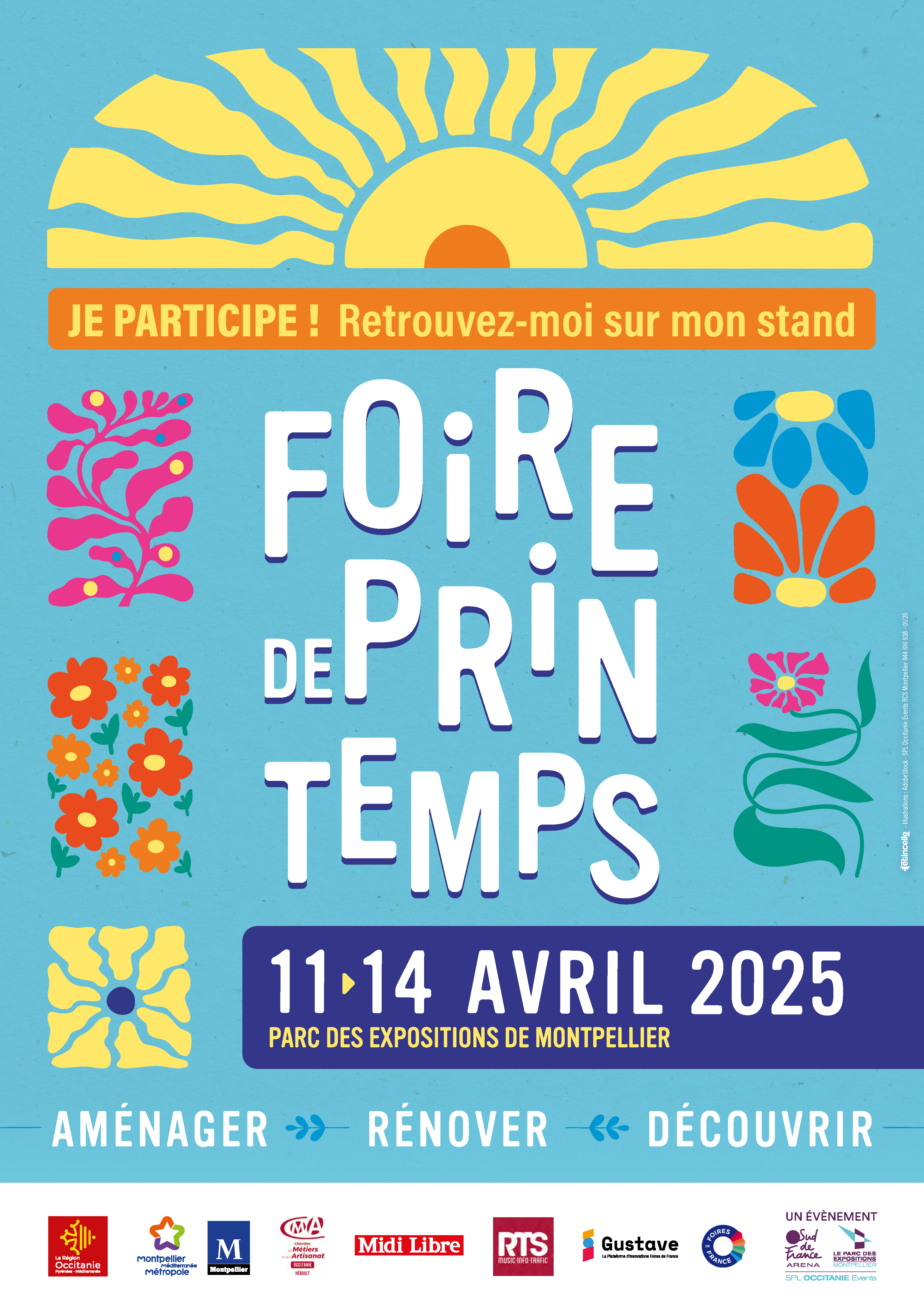 Rencontrez-nous à la Foire de Printemps de Montpellier du 11 au 14 avril 2025